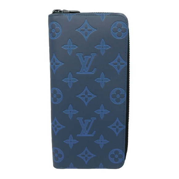 Louis Vuitton | Bags | Louis Vuitton Monogram Blue Long Wallet With ...